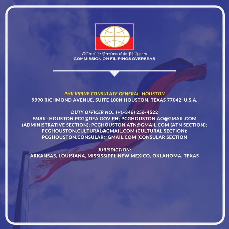 PUBLIC ADVISORY: AFFECTED FILIPINO J1 VISA HOLDERS - Embassy of the ...