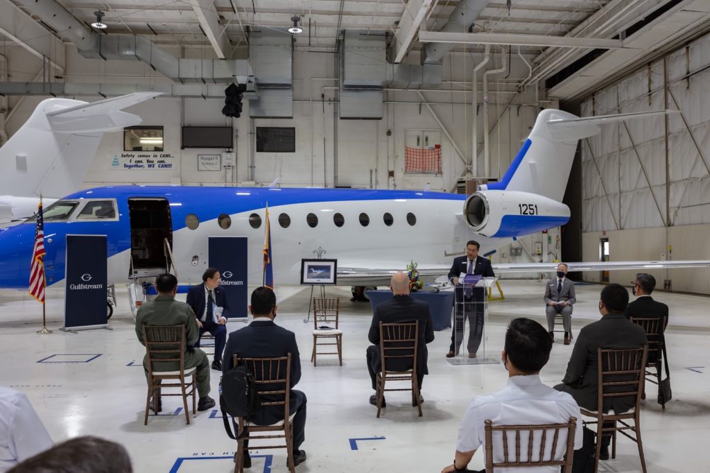 PH ACQUIRES COMMAND AND CONTROL GULFSTREAM AIRCRAFT - Embassy of the ...