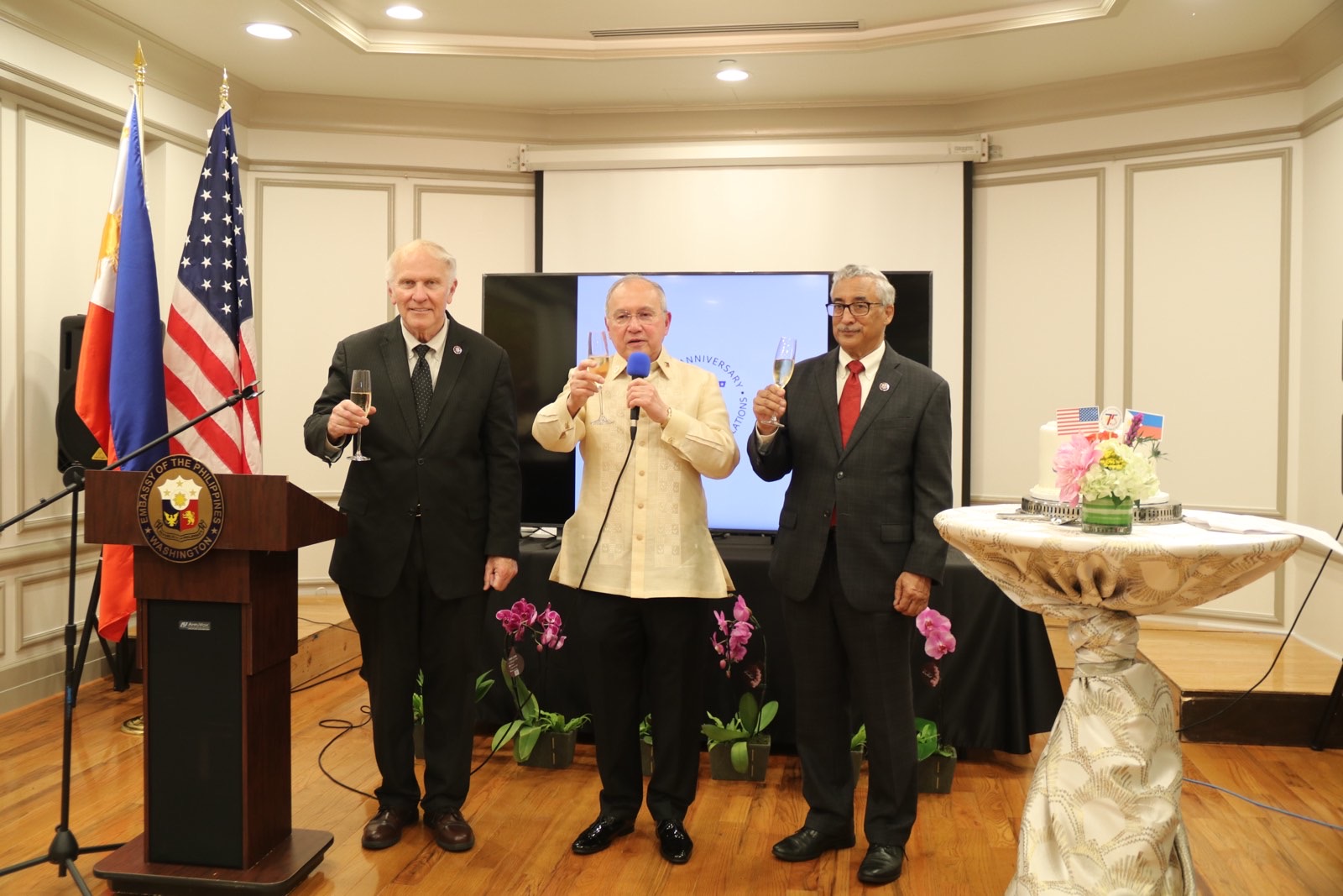 PHILIPPINE EMBASSY IN WASHINGTON DC SIMULTANEOUSLY COMMEMORATES THE ...