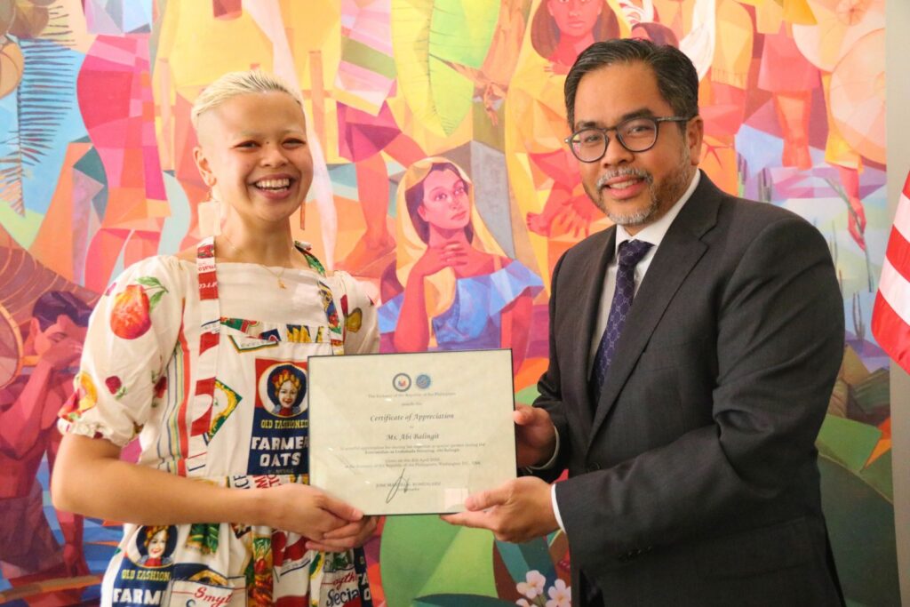 EMBASSY CELEBRATES NATIONAL FOOD MONTH WITH MAYUMU BAKER ABI BALINGIT ...