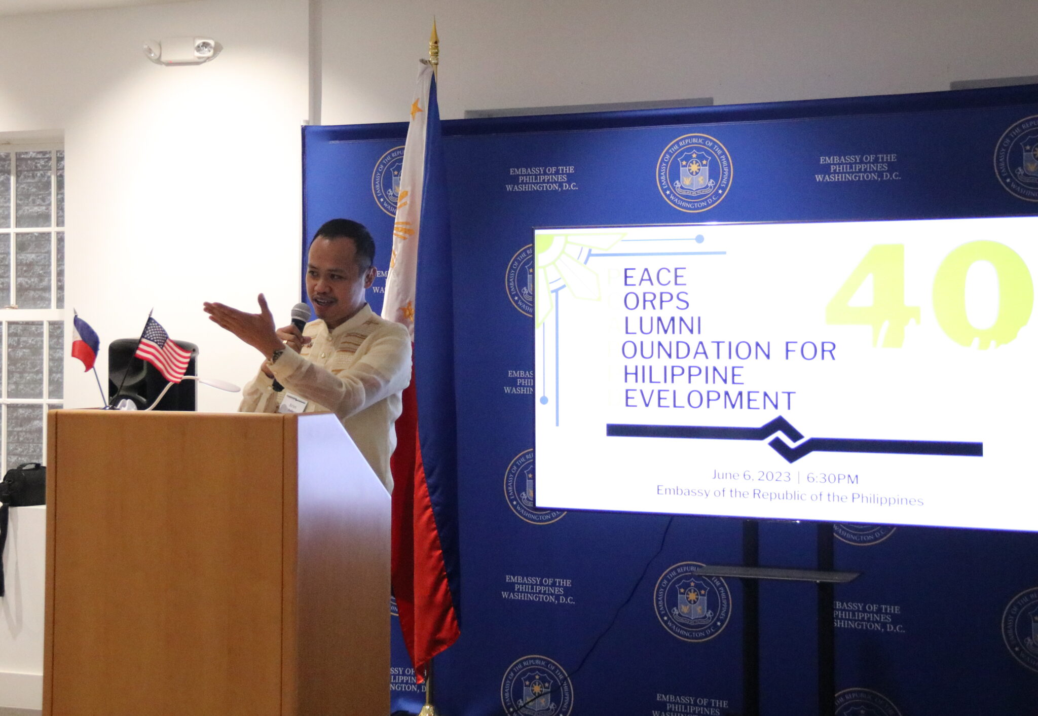 PHILIPPINE EMBASSY HOSTS RECEPTION FOR PEACE CORPS ALUMNI FOUNDATION ...