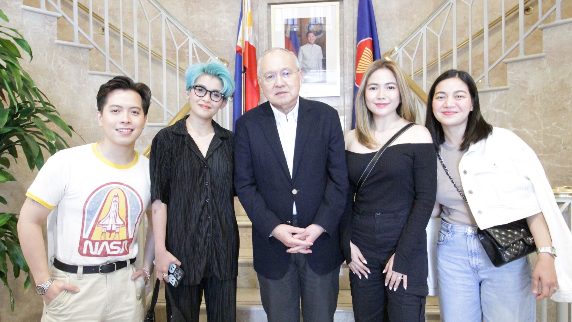 VOCAL CHAMPS KYLA, KZ, YENG, AND JASON DY CALL ON PH ENVOY, VISIT PH ...