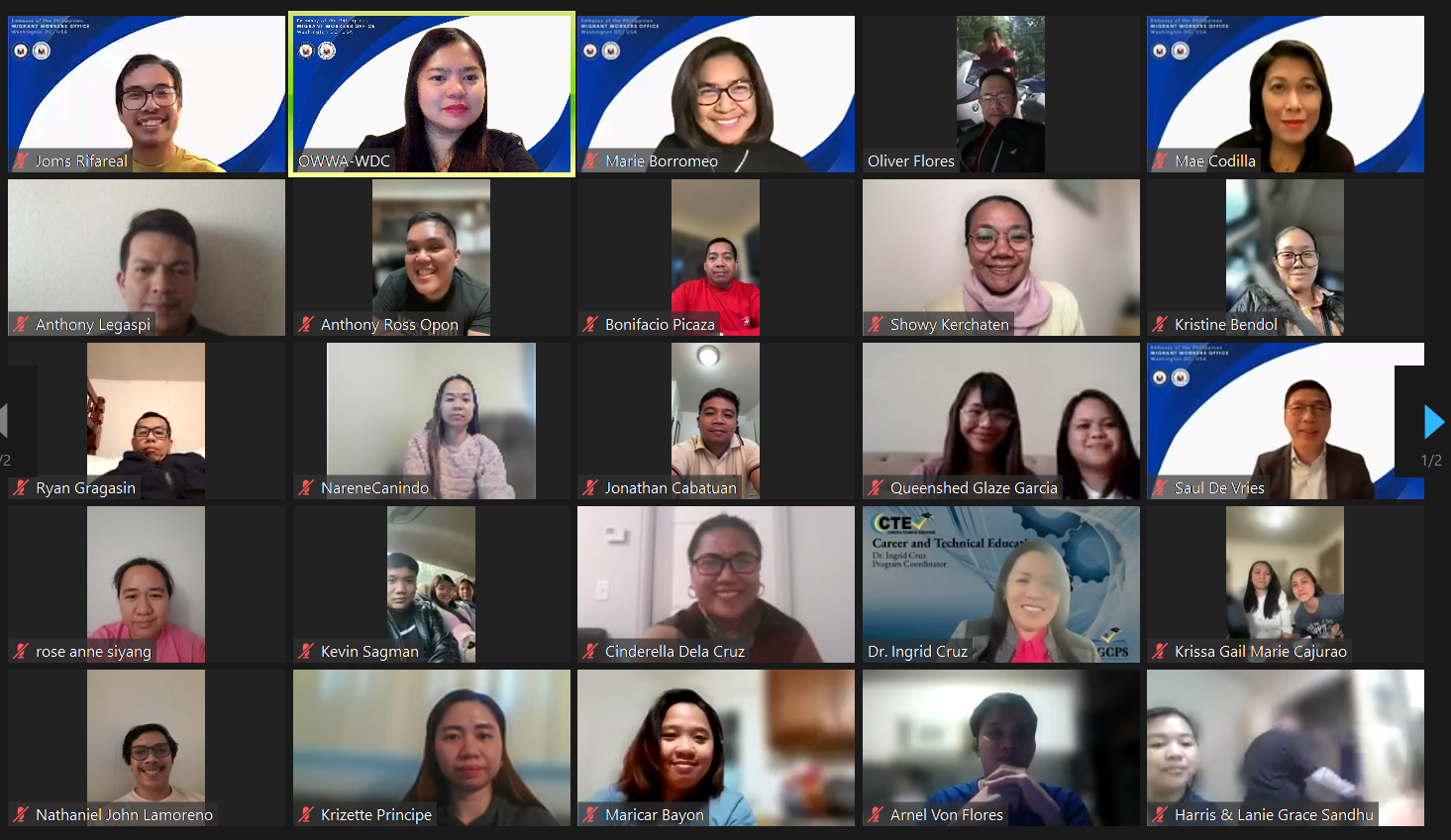 MWO-WDC CONDUCTS ARRIVAL ORIENTATION FOR FILIPINO TEACHERS IN THE US - Embassy of the Republic ...