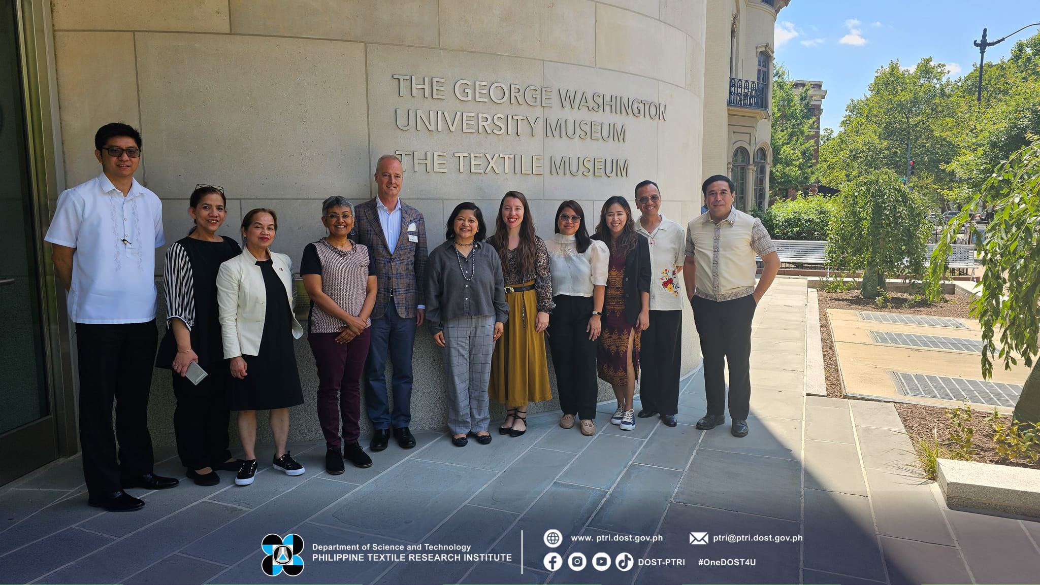 DOST-PTRI EXPLORES COLLABORATION AT GWU TEXTILE MUSEUM AND VISITS PH ...