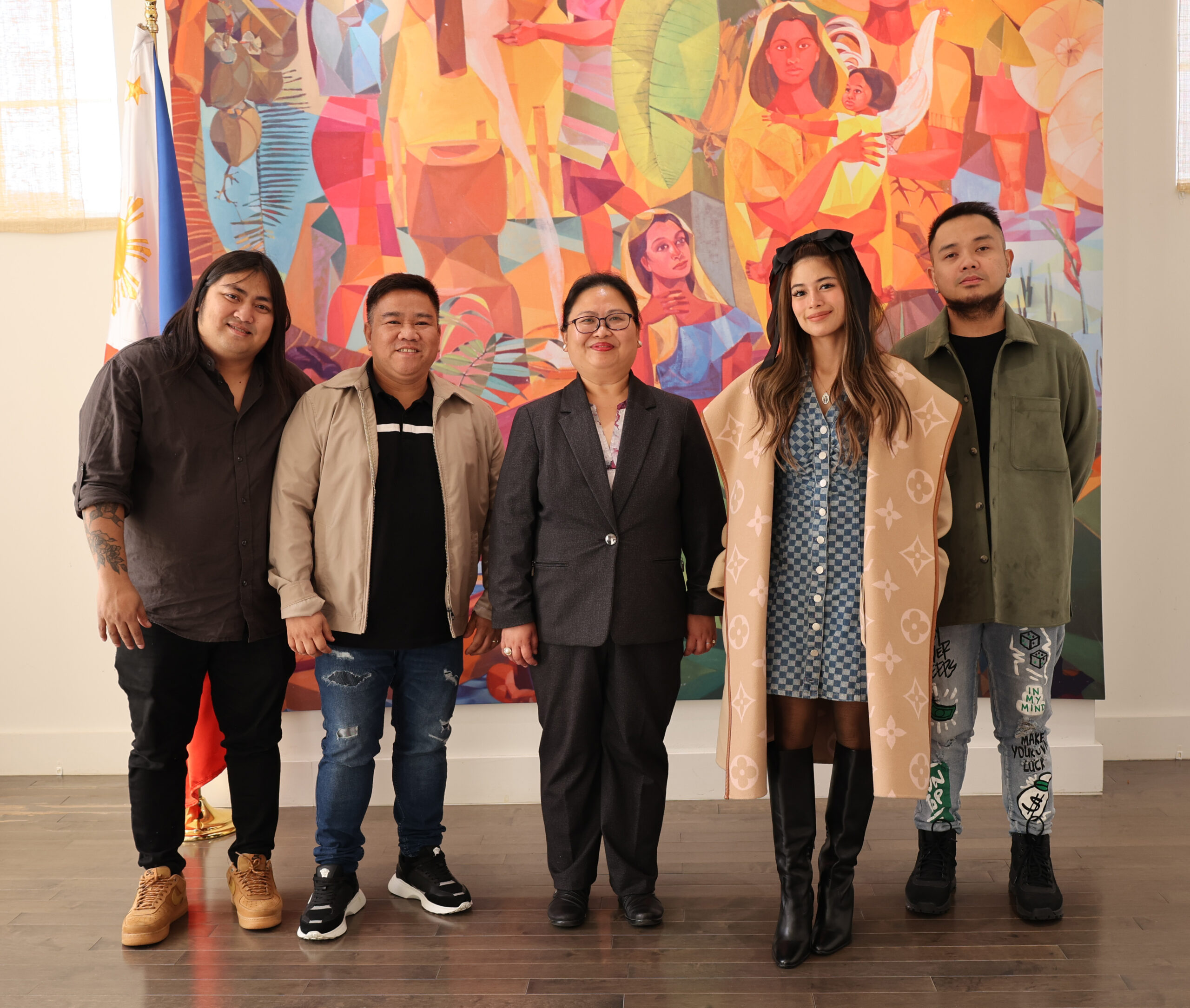 GIGI VIBES VISIT PH EMBASSY, PROMOTES FILIPINO MUSIC AND TALENT IN ...