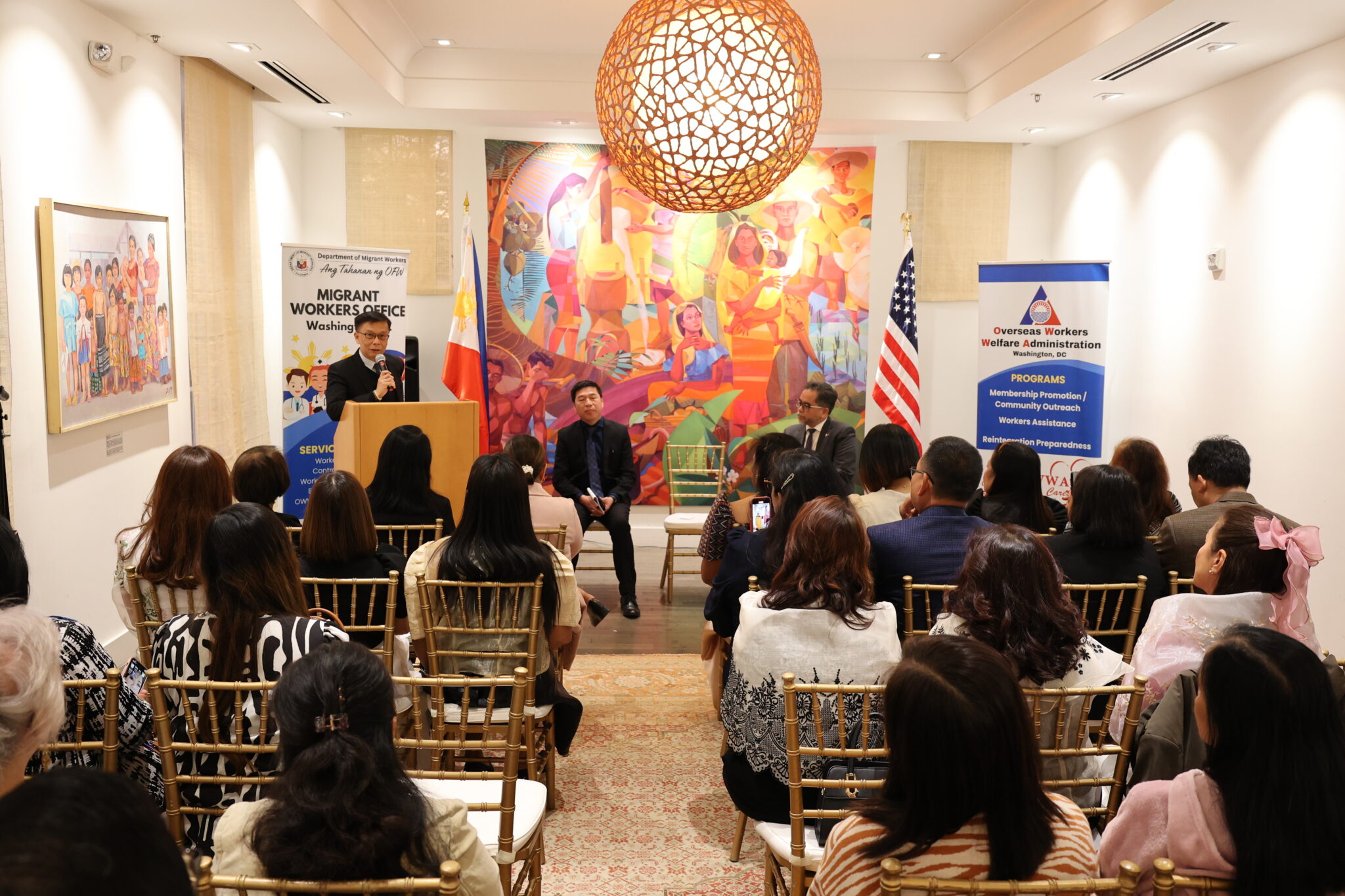 DMW SECRETARY CACDAC TACKLES MIGRANT ISSUES WITH EMPLOYERS, FILIPINO ...