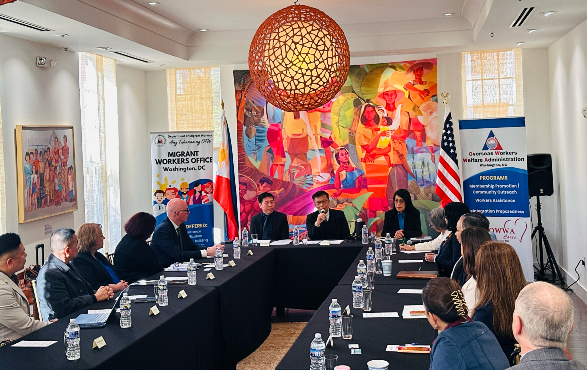 DMW SECRETARY CACDAC TACKLES MIGRANT ISSUES WITH EMPLOYERS, FILIPINO ...