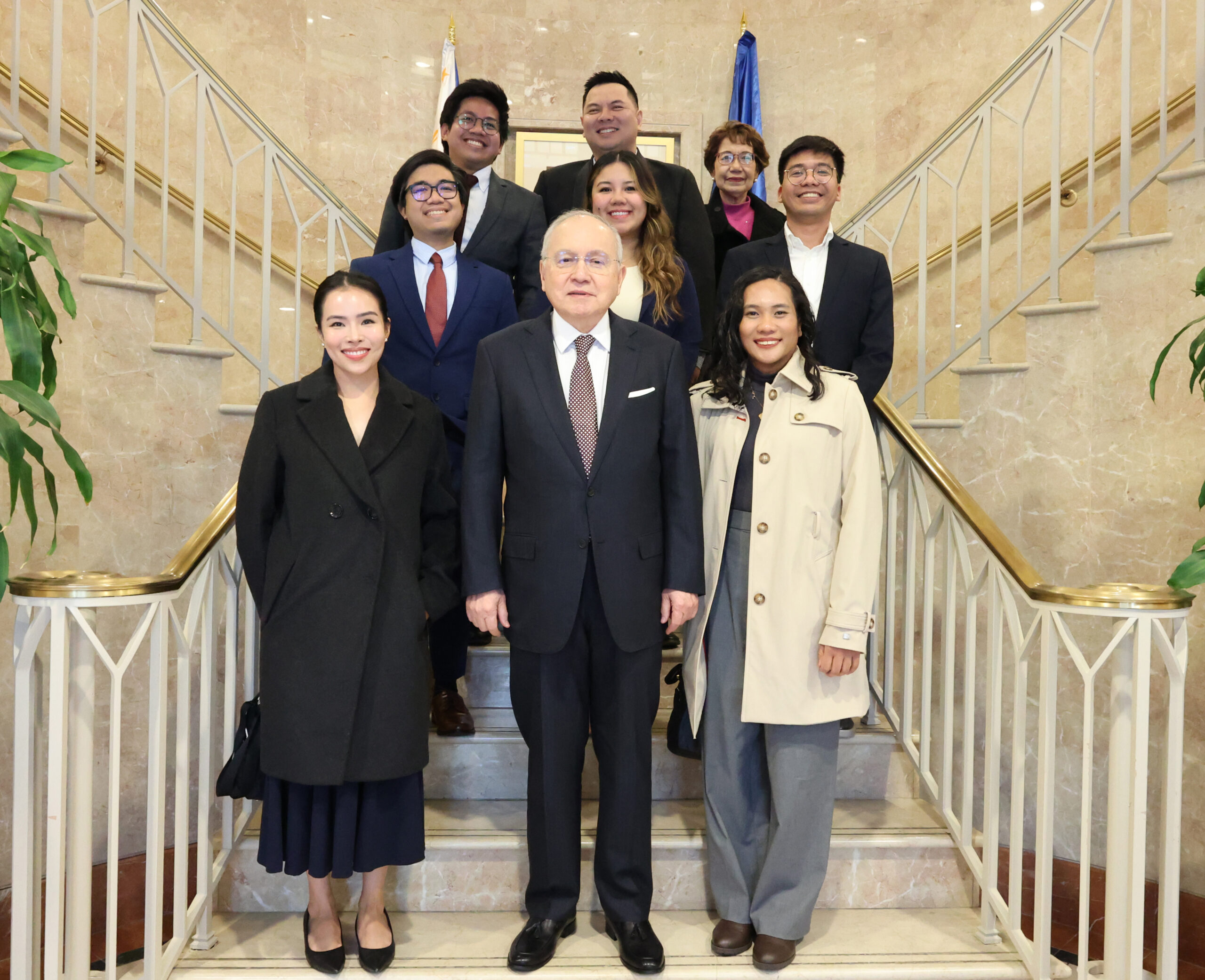PHILIPPINE ENVOY WELCOMES GRADUATE STUDENTS FROM GEORGETOWN UNIVERSITY ...