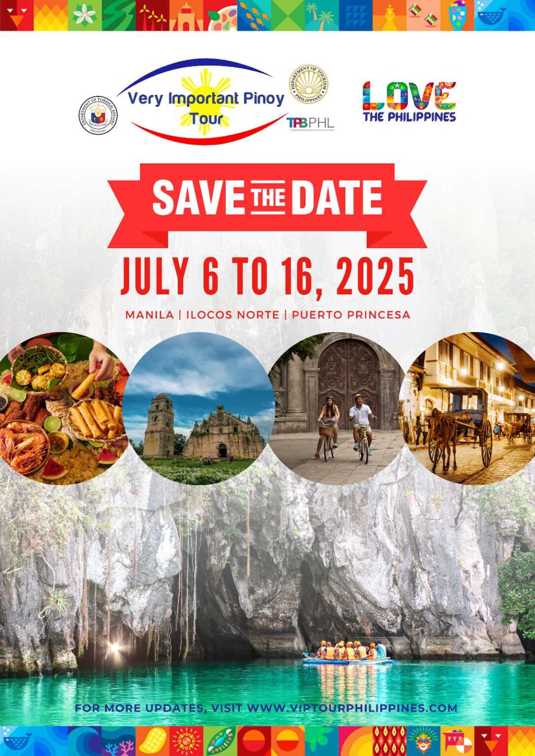 SAVE THE DATE: 2025 VERY IMPORTANT PINOY (VIP) TOUR - Embassy of the Republic of the Philippines